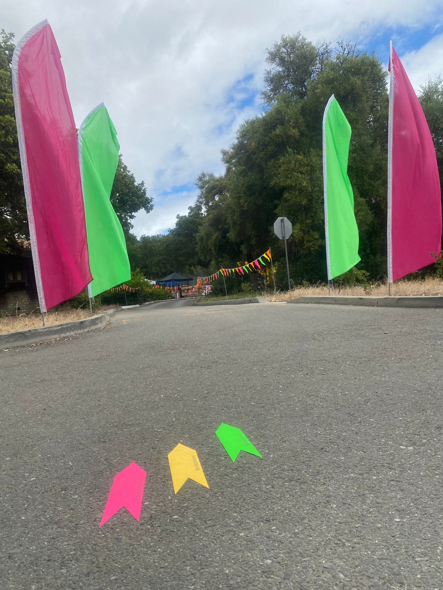 RouteArrows: Rolls of Peel-n-Stick Directional Arrows, 10 Hi-Viz Color ...