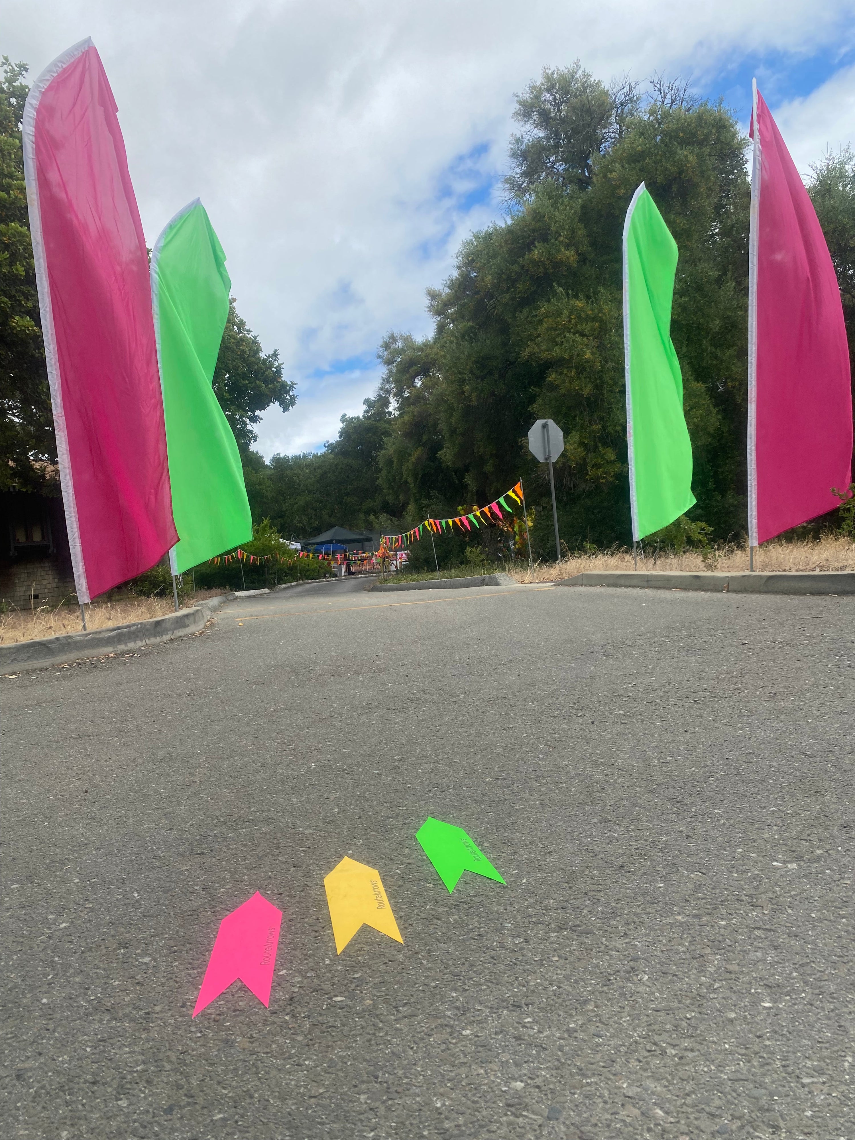 RouteArrows: Rolls of Peel-n-Stick Directional Arrows, 10 Hi-Viz Color ...