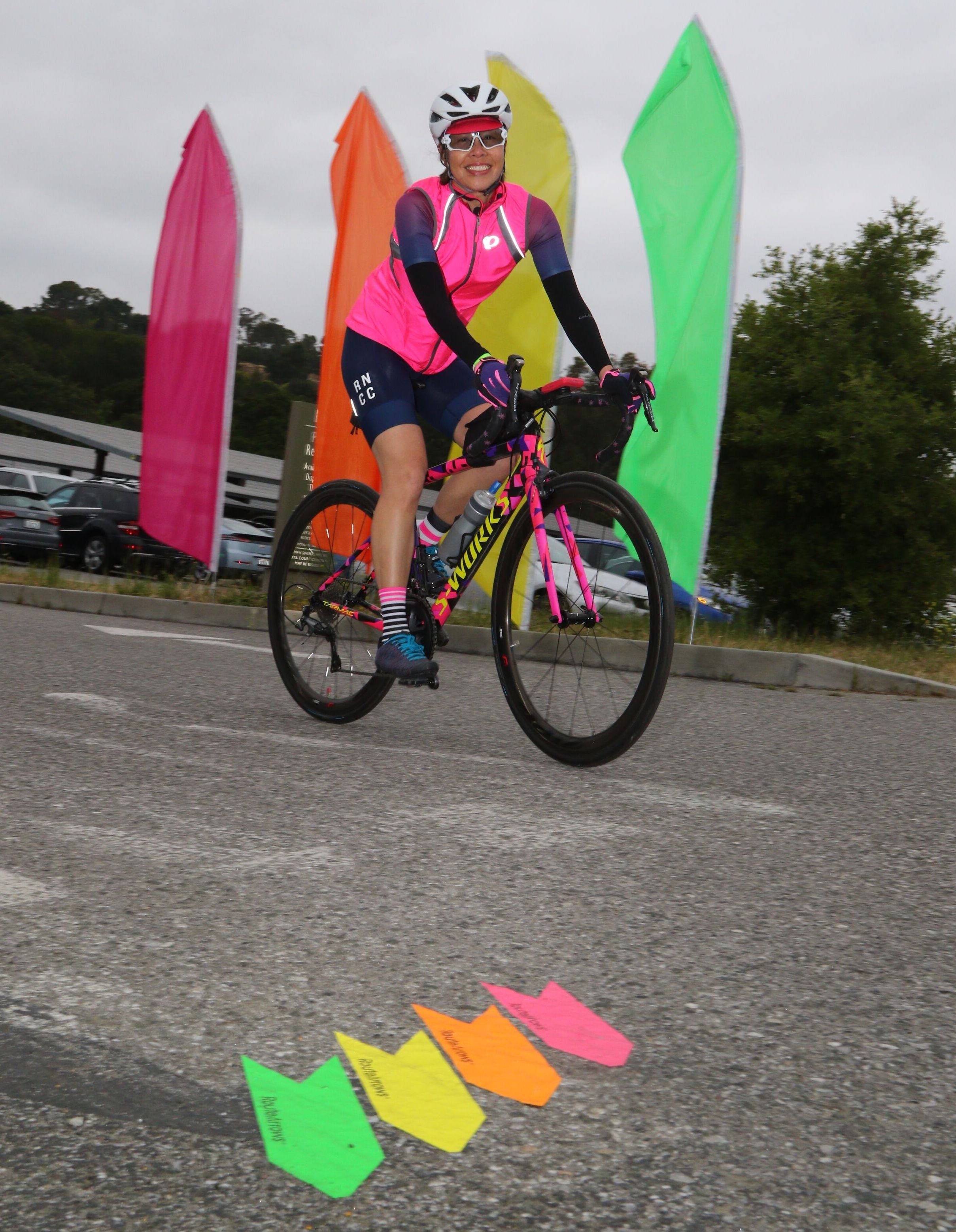 RouteArrows: Rolls of Peel-n-Stick Directional Arrows, 10 Hi-Viz Color ...