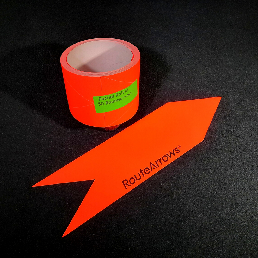 RouteArrows - Rolls of 50 Arrows (All 10 Colors Here!) – RouteArrows.com